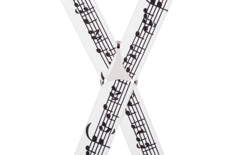 Musical Note Braces | Music Trouser Braces - Gents Shop